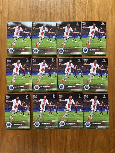 2020-21 Topps Now - #041 Kylian Mbappe Hat Trick (12 Cards Bundle ...
