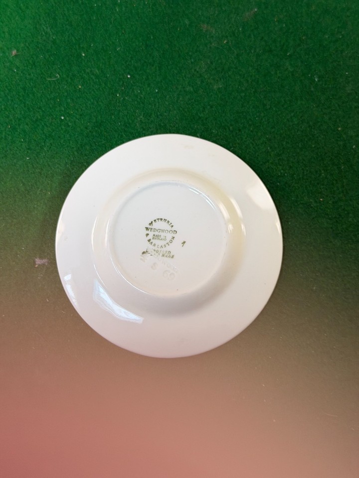 AlABASTER ASHTRAY 4 3/4" DIAMETER VINTAGE ROUND WHITE SIGNED ON BACK | eBay