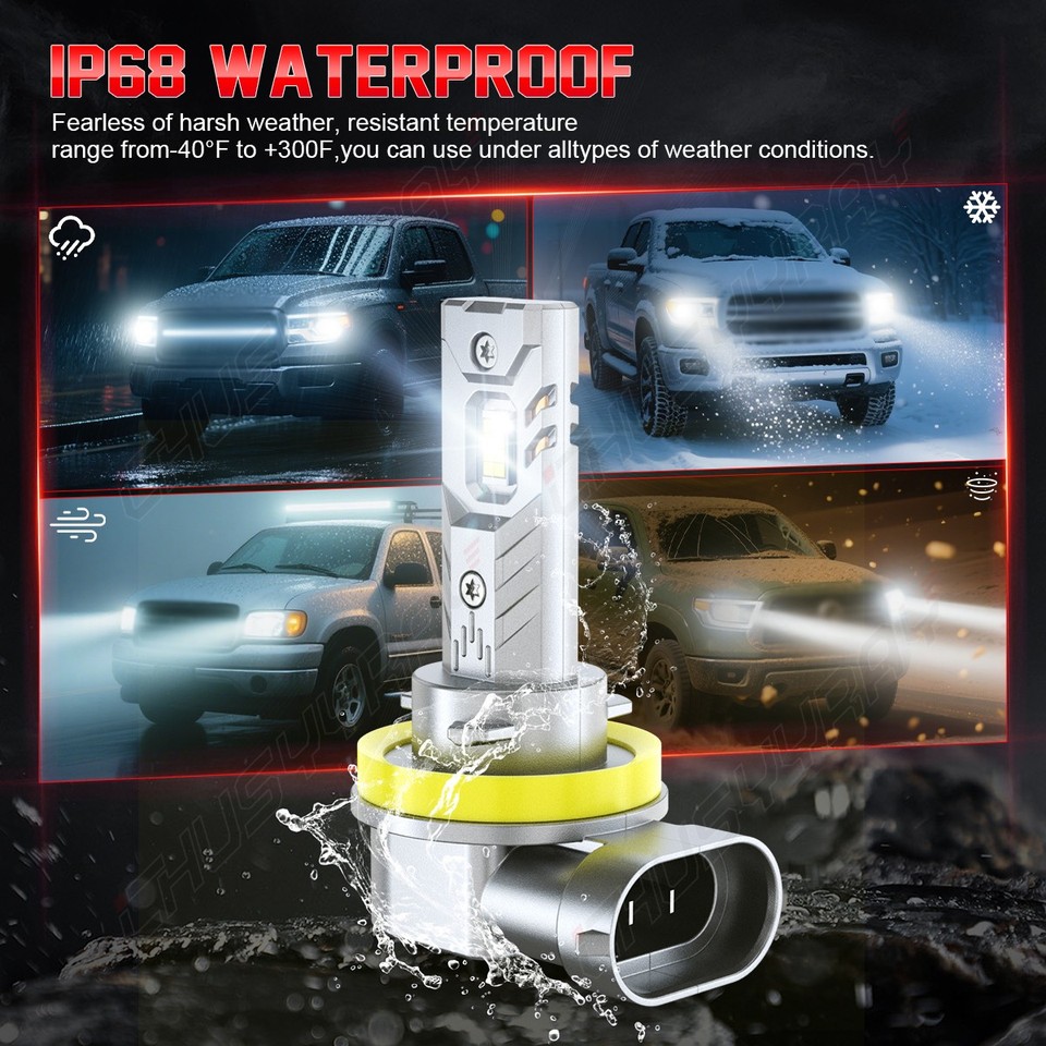 For Saturn Vue XR Sport Utility 2008-2010 LED Headlight Fog Light Bulbs ...