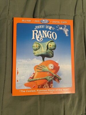 Rango (Blu-ray + DVD, 2011) Johnny Depp | eBay