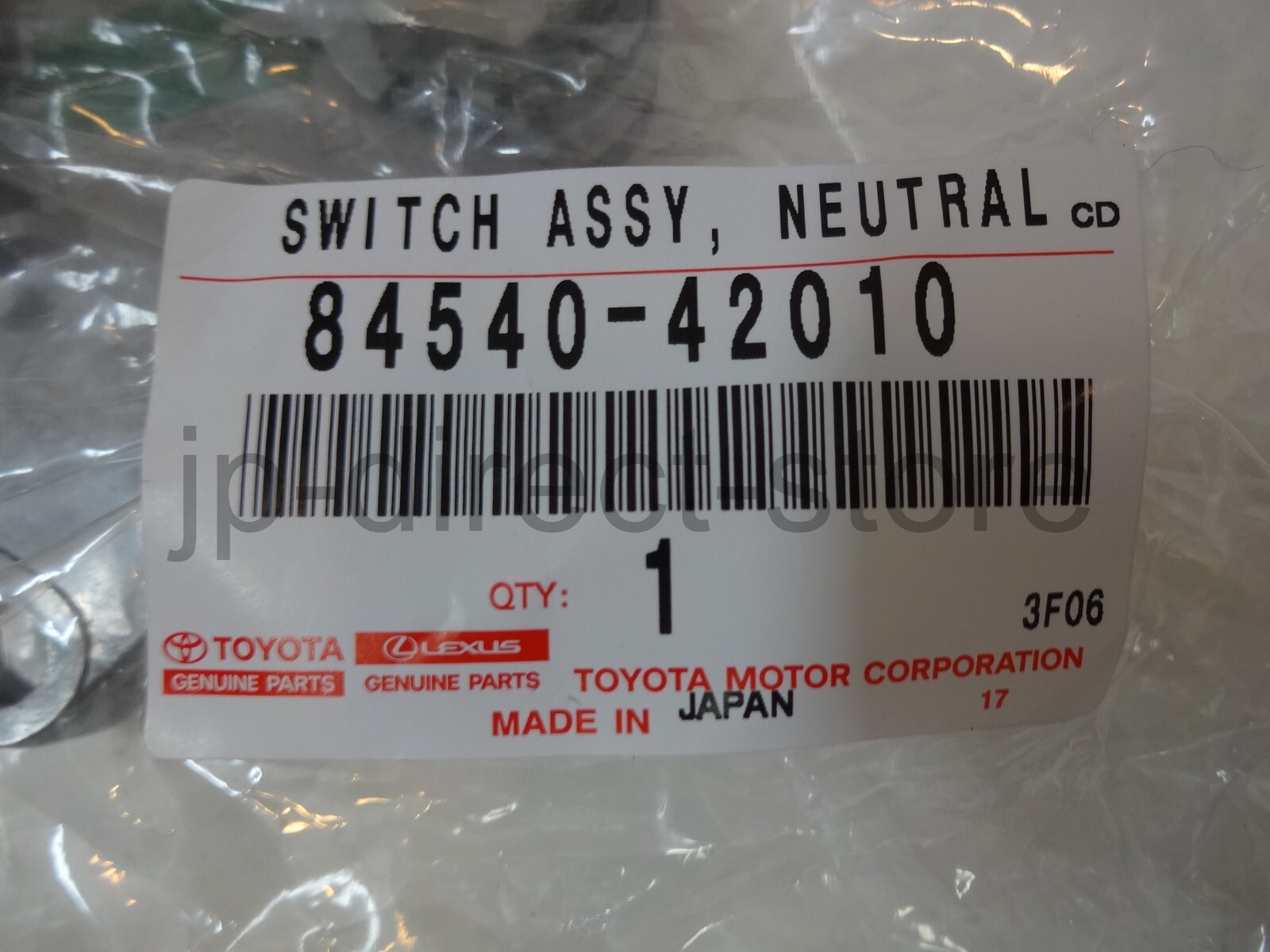 Genuine Toyota Neutral Start Switch ASSY 84540-42010 OEM | eBay
