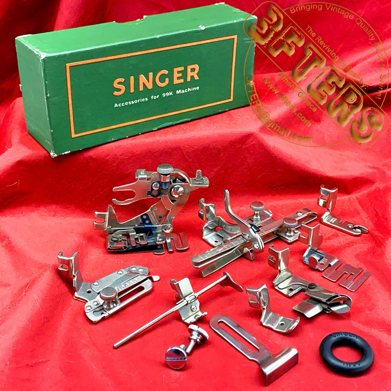 SINGER Attachments Box for 99 99K Low Shank Sewing Machines SIMANCO | eBay