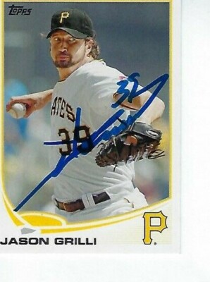 JASON GRILLI SIGNED 2013 TOPPS #174 - PITTSBURGH PIRATES | eBay