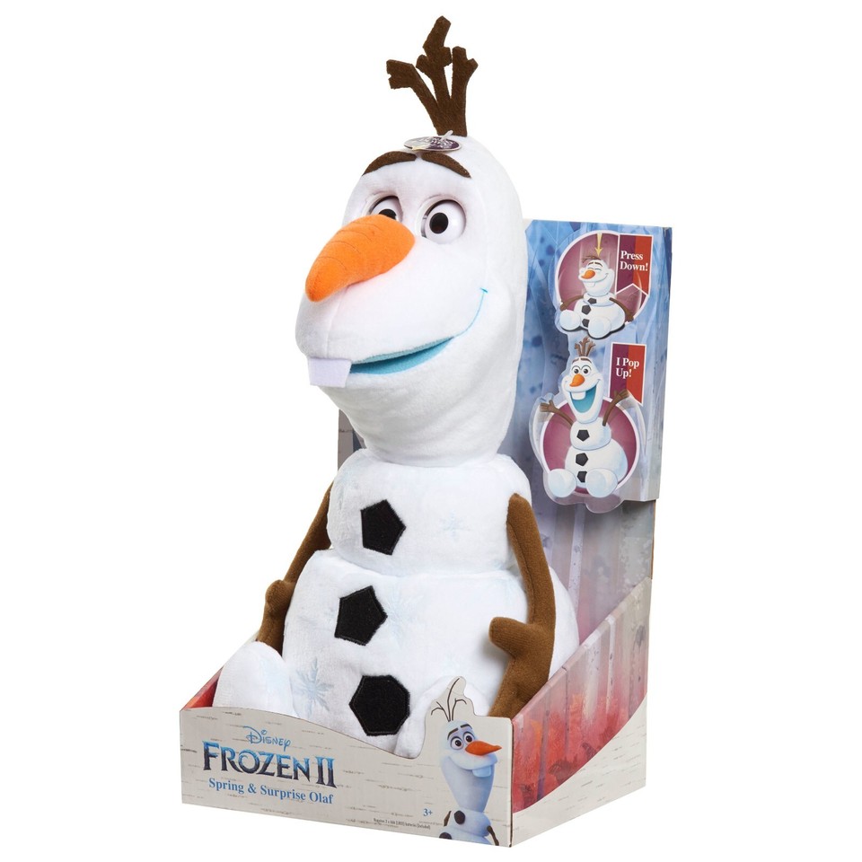 BRAND NEW Disney Olaf Frozen 2 Spring & Surprise Plush Pop Up & Talk💥 ...