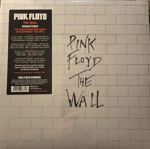 Pink Floyd The Wall vinyl double LP 2016 remastered 180g from orig ...