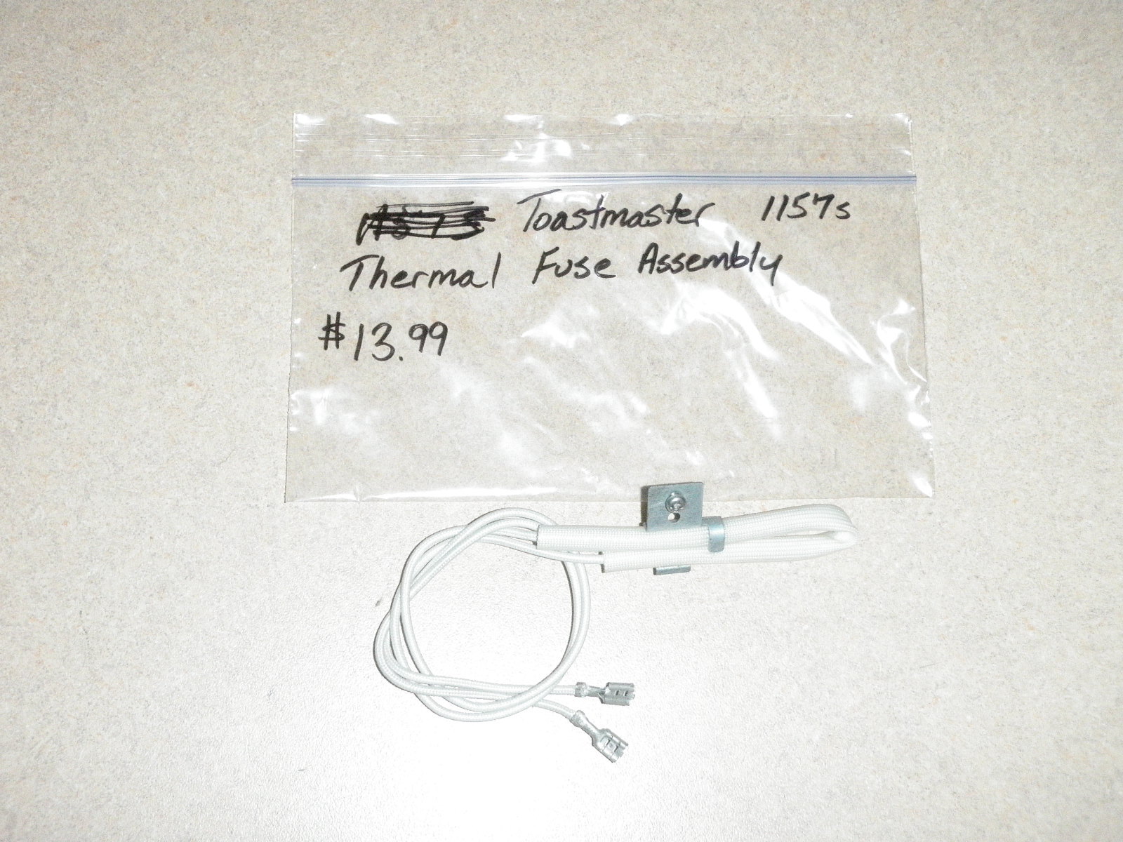 Toastmaster Bread Maker Machine Thermal Fuse Assembly For Model 1157s ...