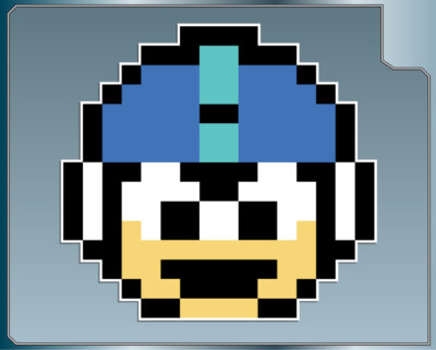 MEGA MAN Head Icon Sprite Vinyl Decal #1 Car Truck Laptop Sticker | eBay