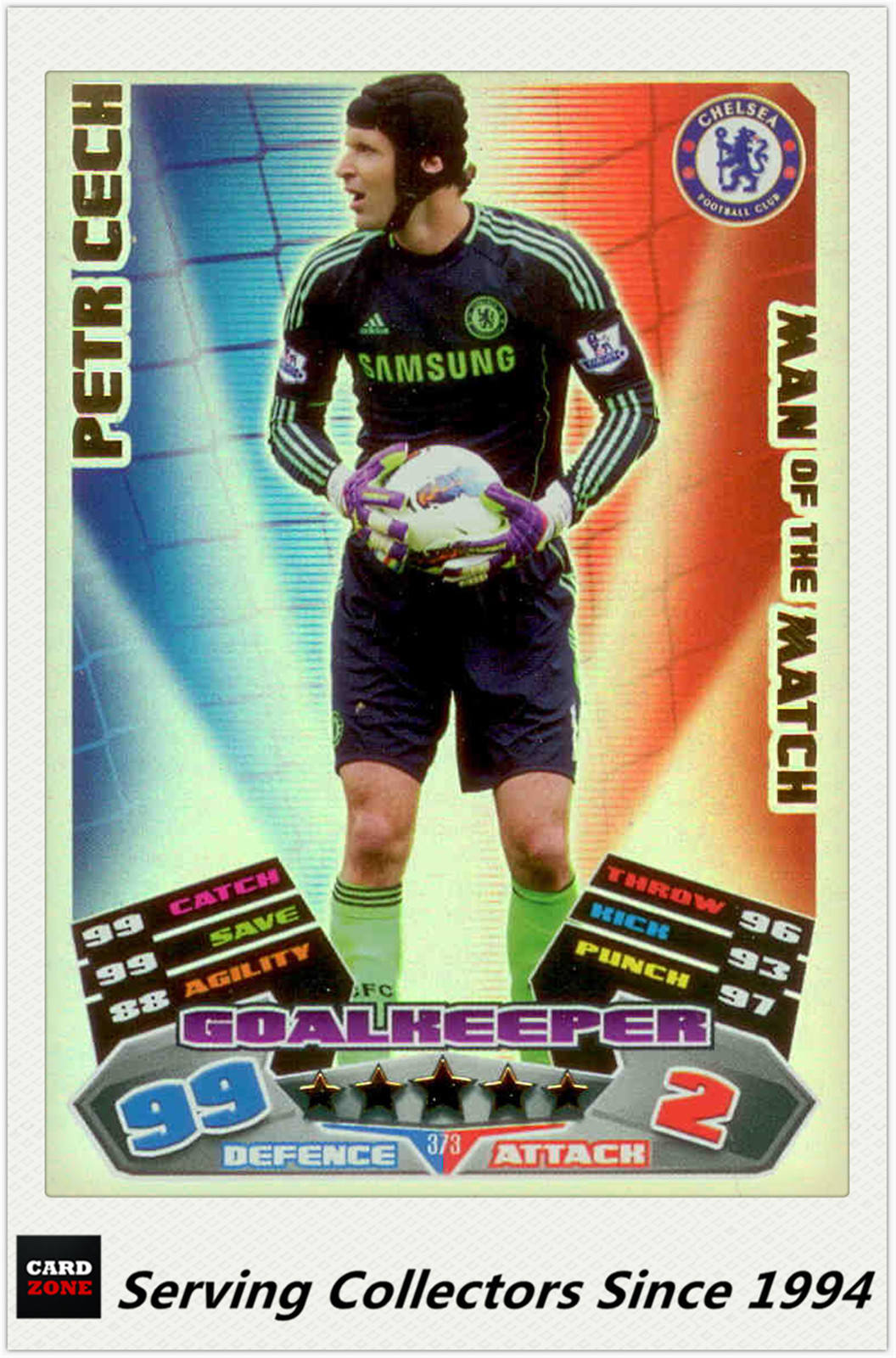 2011-12 Topps Match Attax Card Man Of Match Foil 373 Petr Cech | eBay ...