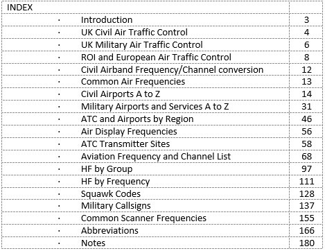UKAFG UK Airband Frequency Guide 2024 | eBay
