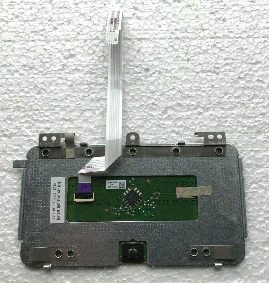 Genuine HP 15-BK Touchpad Trackpad + Cable & Bracket BLACK TM-03114-001 ...