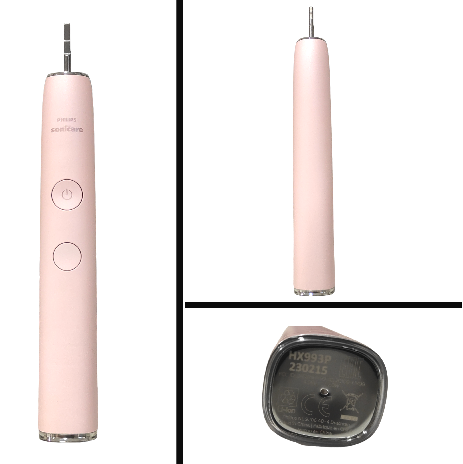 Pink Toothbrush Handle HX993P Compatible With PHILIPS DiamondClean 9000 ...