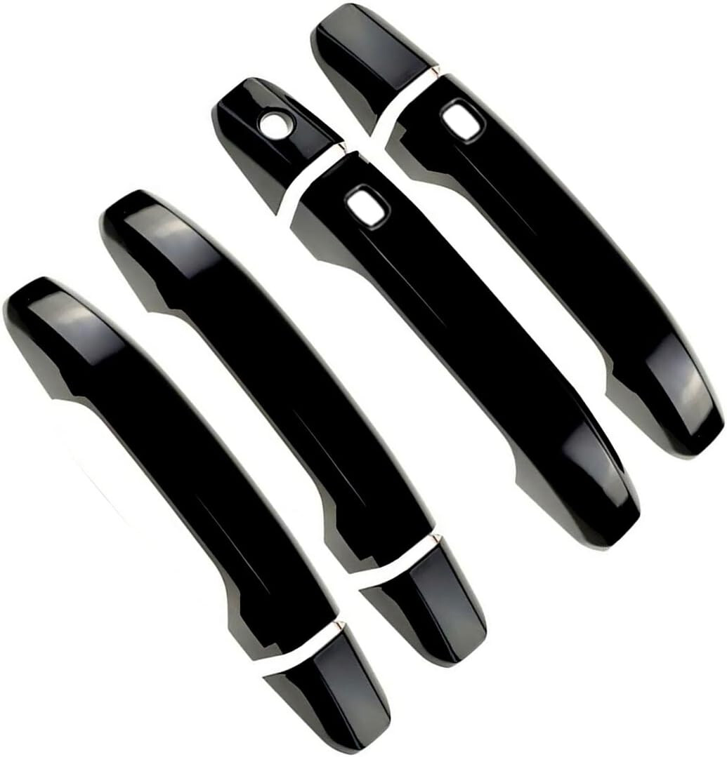 Car Door Handle Caps POEOEM Door Handle Cover Protector For 2023-2024 GMC Canyon - ABS Plastic ...