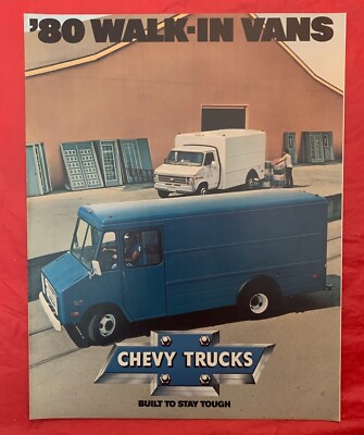1980 Chevrolet "WALK IN VANS" - Original Truck Dealer Sales Brochure ...