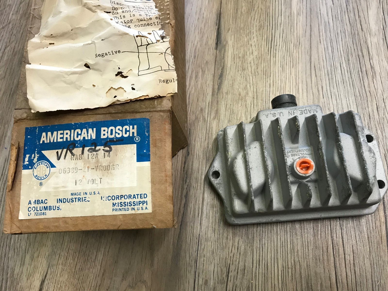 NEW AMERICAN BOSCH VOLTAGE REGULATOR RAB 12A 14 06389-21-VR00GR | eBay