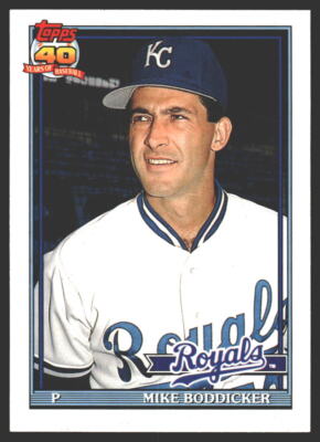 Mike Boddicker #12T 1991 Topps Traded Kansas City Royals | eBay