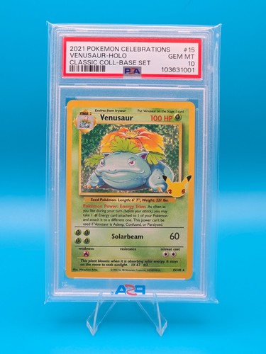 PSA 10 - 2021 Pokemon Celebrations, Venusaur-Holo, Classic Collection ...
