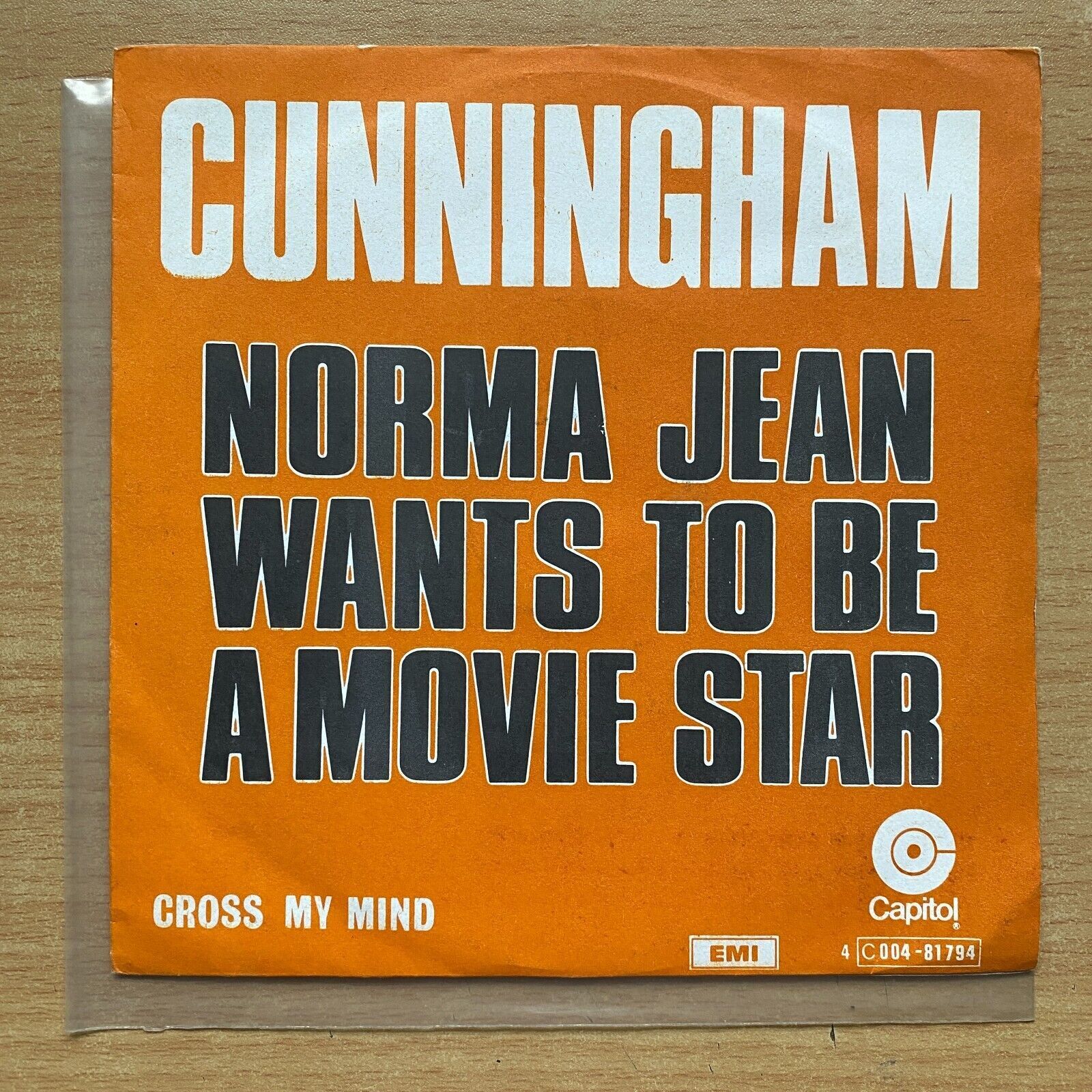 7" vinyl - Cunningham - Norma Jean Wants To Be a Movie Star | eBay