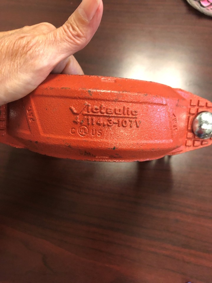 4" 107V QUICK RIGID CLAMP (C040107PE0) VICTAULIC | eBay