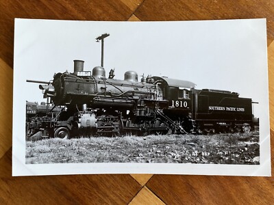 Southern Pacific Railroad Train Engine Locomotive No. 1810 Antique ...