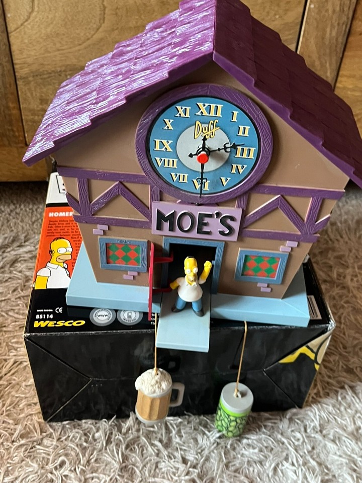 The Simpsons, Talking Cuckoo Clock, Moes Tavern boxed | eBay UK