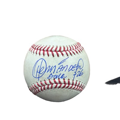 ORLANDO HERNANDEZ EL DUQUE NEW YORK YANKEES SIGNED RAWLINGS BASEBALL ...