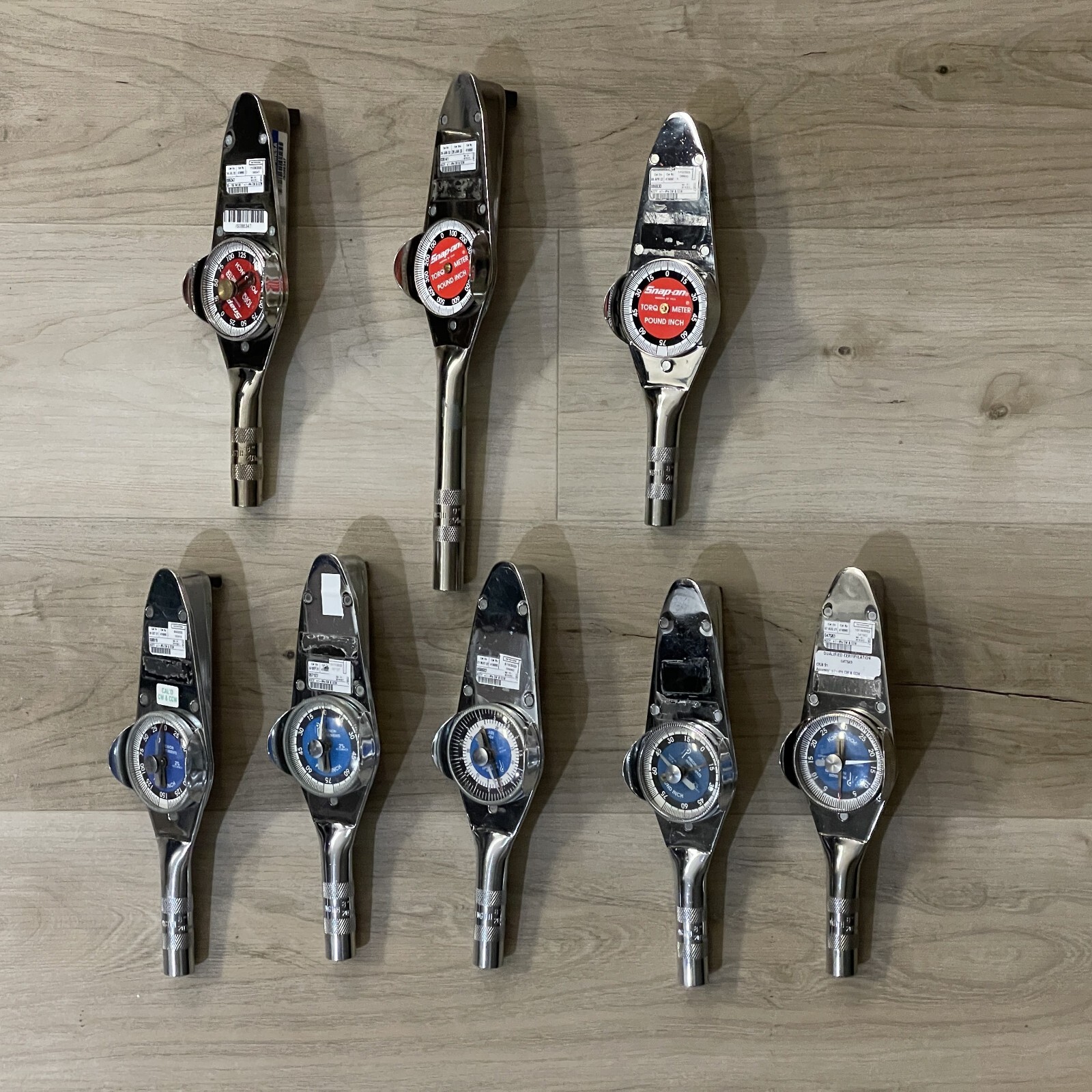 Lot of 8pcs Snap-On and Precision Instruments Dial Torque Wrenches ...