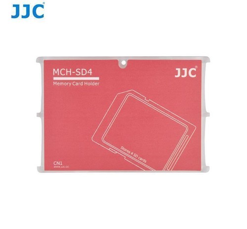 JJC Mini Memory Card Holder for 4 x SD, SDHC or SDXC Cards (Red) | eBay