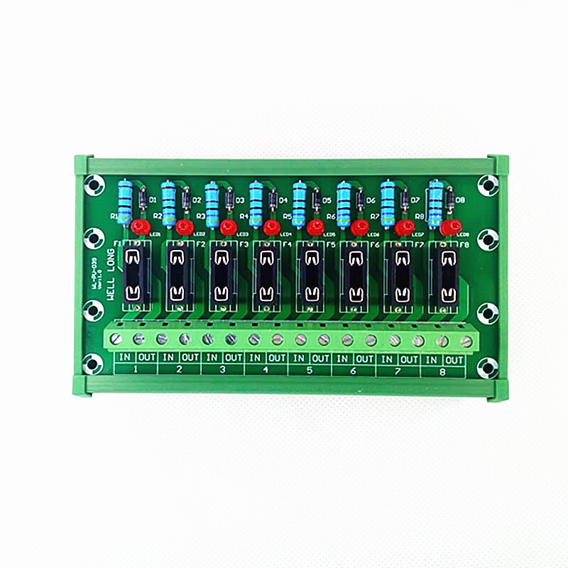 DIN Rail Mount 8 Position Fuse Module Board Automotive Fuse Holder ...