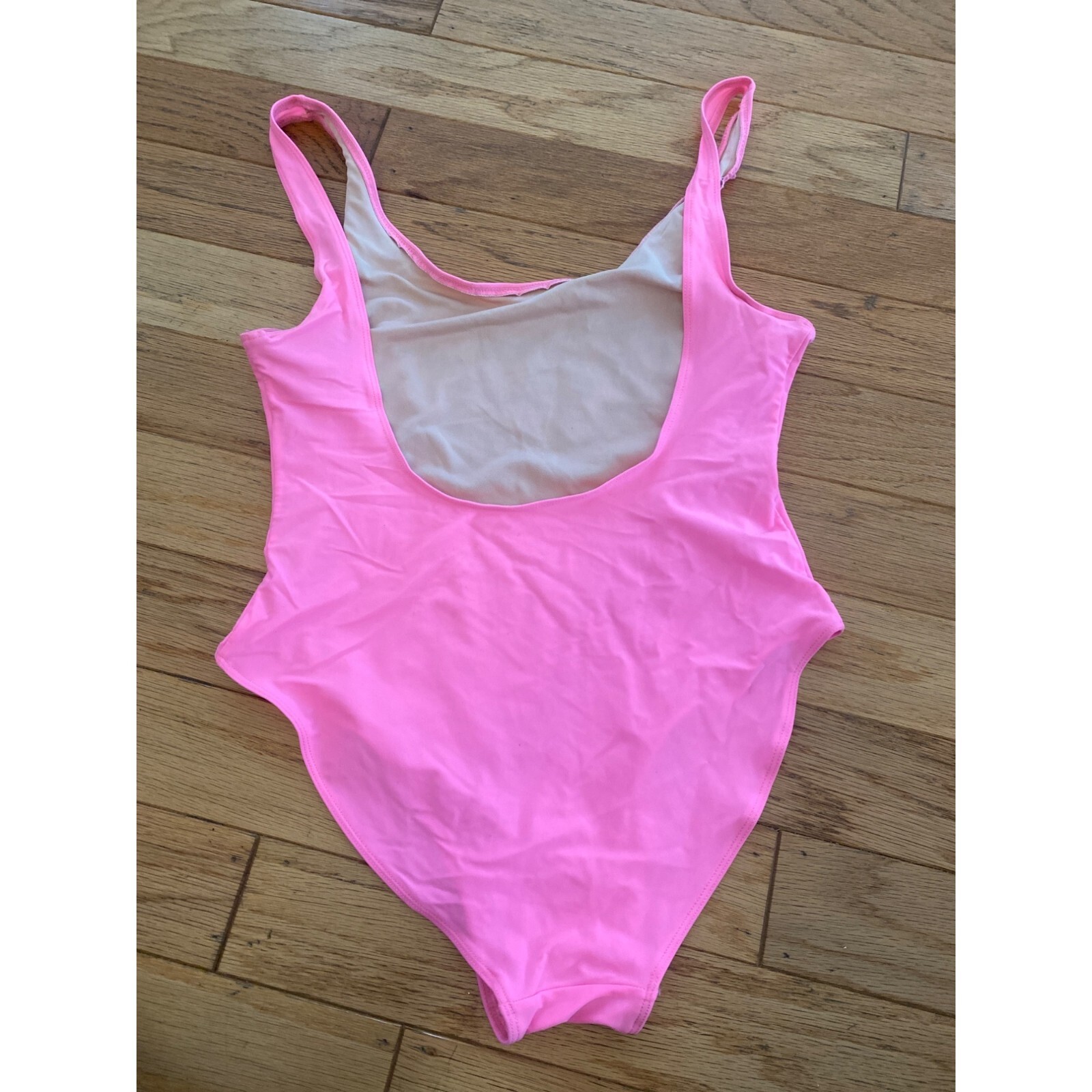 Barbie women's 90's neon pink cheeky one piece swim b… - Gem