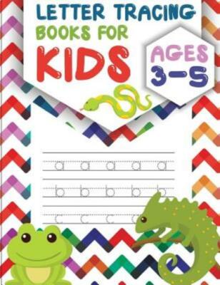 Letter Tracing Books For Kids Ages 3-5: Letter Tracing Preschool ...