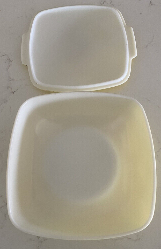VINTAGE PYREX OVEN WARE DISH Yellow 525B 2 1/2 QUART w/LID | eBay