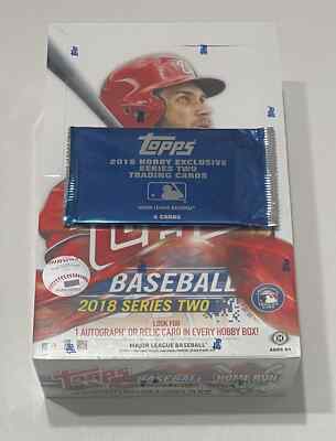 2018 Topps Baseball Series 2 Sealed Hobby Box w/ Silver Pack - Ohtani ...