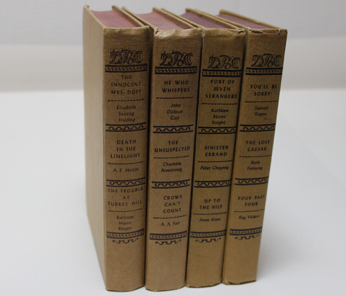 Detective Book Club, 1946 Four Volumes 12 Stories, Hardcover Crime ...