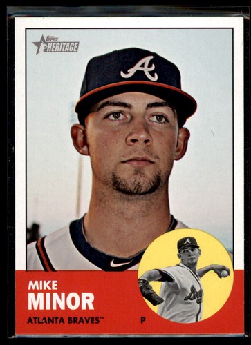2012 Topps Heritage Mike Minor #399 Atlanta Braves | eBay