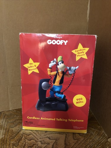 Disney Goofy Cordless Animated Talking Telephone home phone Telemania ...