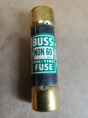 NOS BUSS non 60 Fuse 1 pc 250 volts one time use | eBay