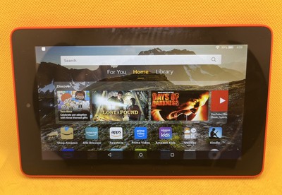 📦 Amazon Fire 5th Generation 8GB Wi-Fi Tablet Black, Works Great ...