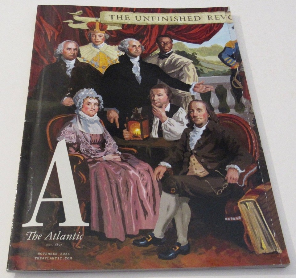 Lot of 8) 2025 The Atlantic Magazine Jan Feb March April May Oct Nov ...