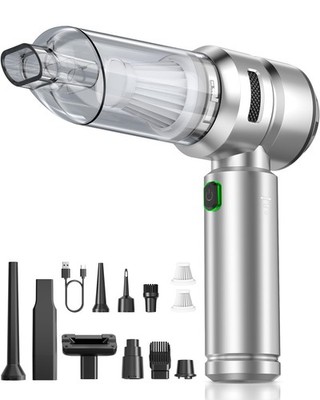 Portable Cordless Mini Vacuum, 3 Suction Modes, 24000Pa Power Handheld ...