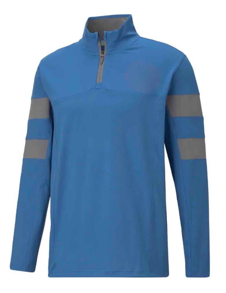 “NEW” PUMA MENS TORREYANA 1/4 ZIP PULLOVER SMALL BLUE STAR SAPPHIRE ...