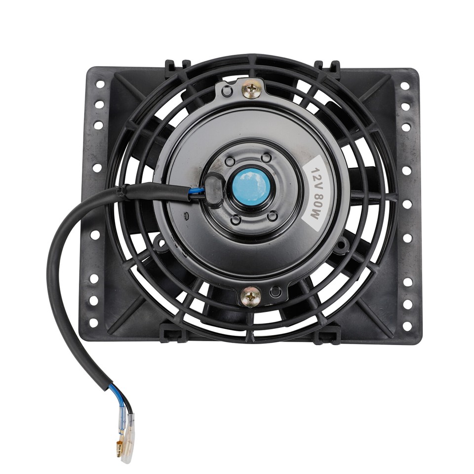 2PCS 6'' Slim Pull In Electric Cooling Fan 650CFM Radiator Mount Kit ...