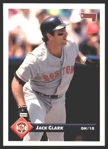 Jack Clark #63 1993 Donruss Boston Red Sox | eBay