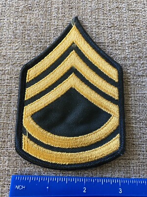 US Army Sergeant 1st Class Enlisted Rank Patch INV9231 | eBay