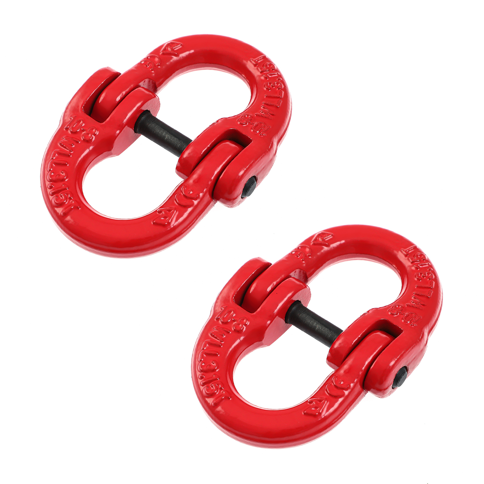 RED 10mm Hammer Lock Chain Connector Connecting Link 4X4 WLL 3.15T ...