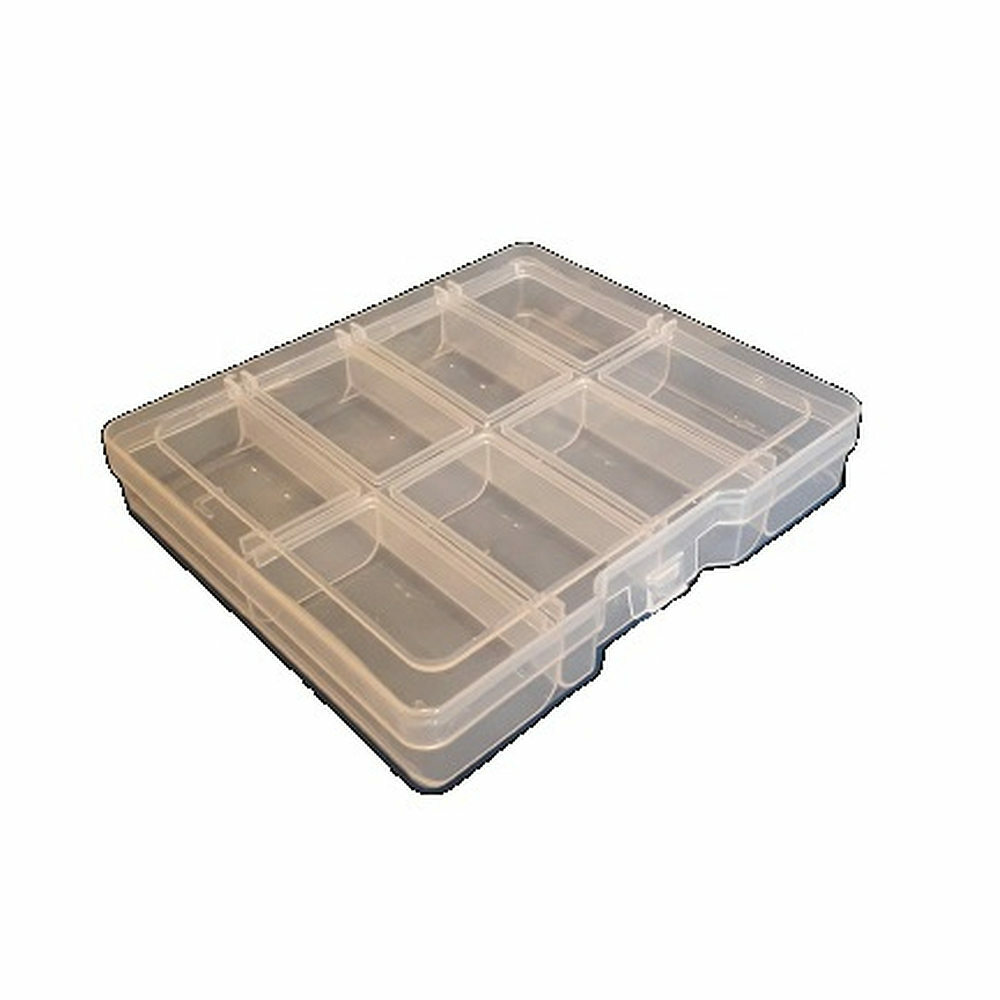 DIY Nail Screw Bolt Hardware Divided Compartment Storage Organiser Box ...