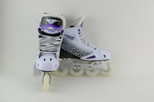 Mission Inhaler FS2 inline Hockey Skates Senior Size 7 Fit 2 (0529-0894 ...