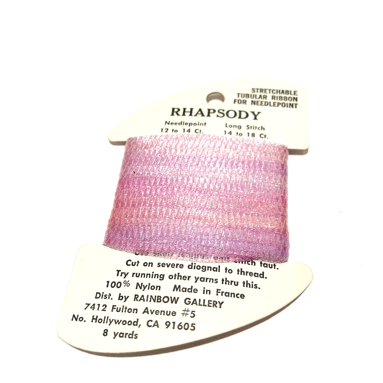 Rainbow Gallery Rhapsody Tubular Ribbon Stretchable R05 Pink France ...