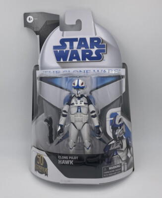 Hasbro Star Wars Pilot Hawk The Clone Wars 6 inch Action Figure - New ...