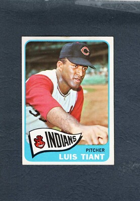 1965 Topps Card # 145 Luis Tiant in Nice ExMt condition | eBay
