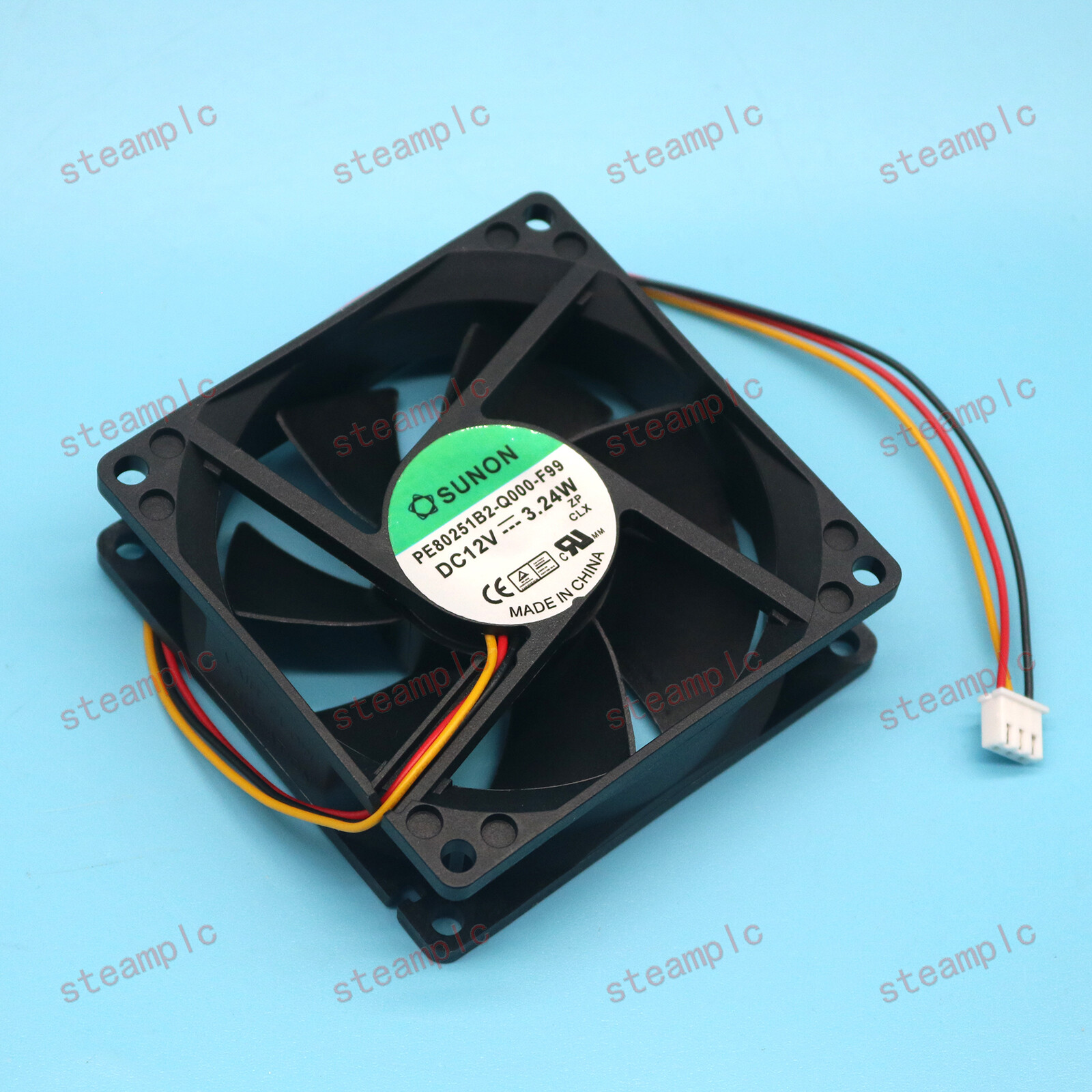 1PC New SUNON PE80251B2-Q000-F99 cooling fan 8025 8CM 12V 3.24W fast ...